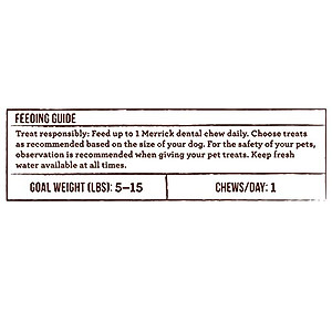 Merrick Fresh Kisses Double-Brush Dental Dog Treats With Mint Breath Strips For Toy Breeds - 33 ct. Bag