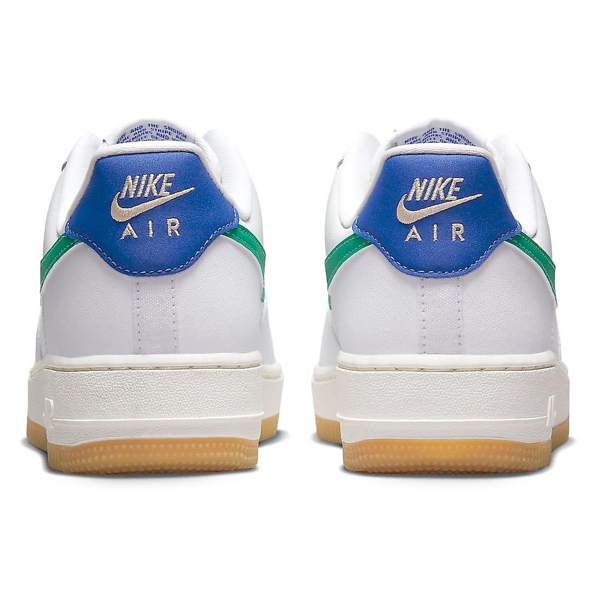 Nike Air Force 1 Low Womens White Game Royal Stadium Green Size 8.5