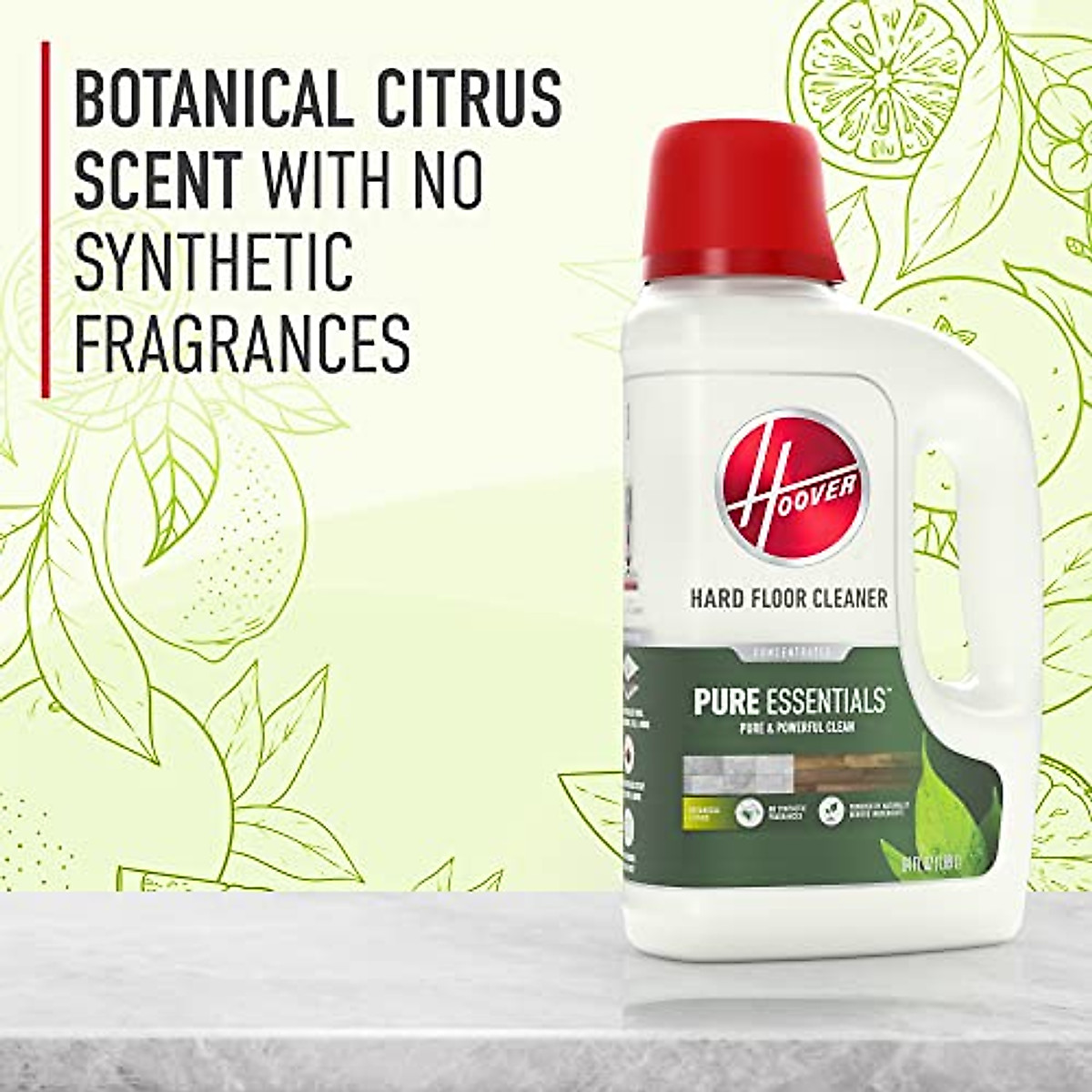 Hoover Pure Essentials Solution Hard Floor Cleaner, White