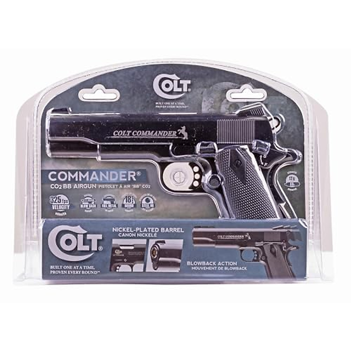 Umarex Colt Commander Blowback Metal Frame .177 BB Gun Air Pistol, Colt Commander Air Pistol