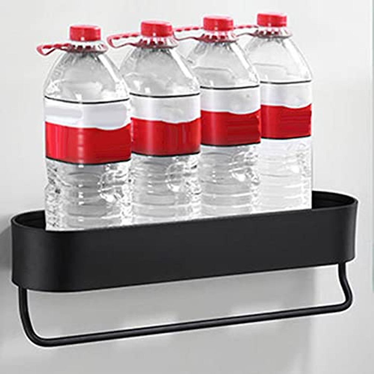 Durable Floating Shelves Wall Shelf Towel Rack Support Organizer Storage Wall Mounted for Home Bathroom Perfumes, Spice Shampoo, x9.5x6cm Bar