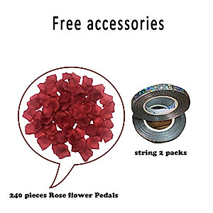 Metallic Red White Pink Balloons with Love Decor for Romantic Proposal Valentines day Wedding Anniversary Party Decorations