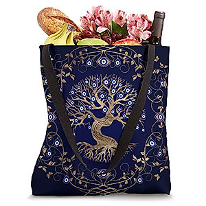 Tree of Life Evil Eye Ornament Tote Bag