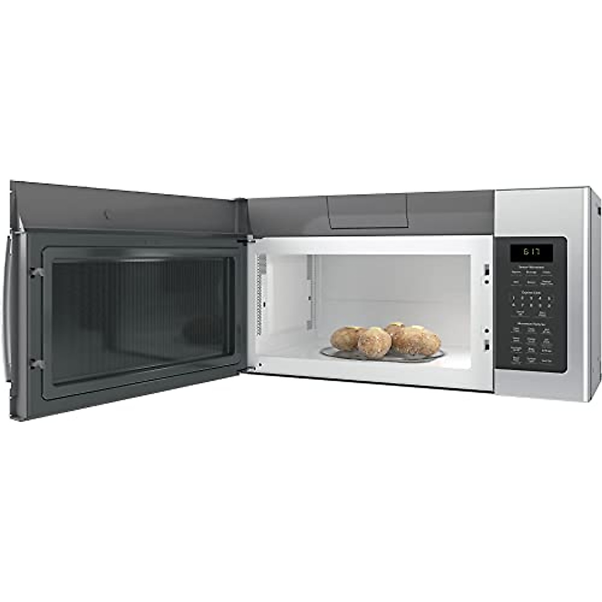 GE JVM6175YKFS 1.7 Cu. Ft. Over-the-Range Microwave, Stainless Steel
