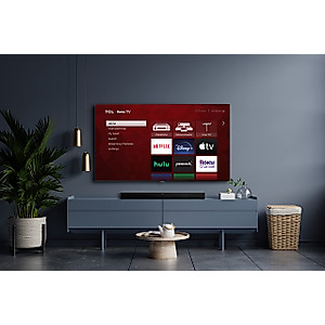 TCL Alto R1 Wireless 2.0 Channel Sound Bar for Roku TV, Bluetooth,Wifi TSR1-NA 31.5-inch, bass_boost, Flat, Black