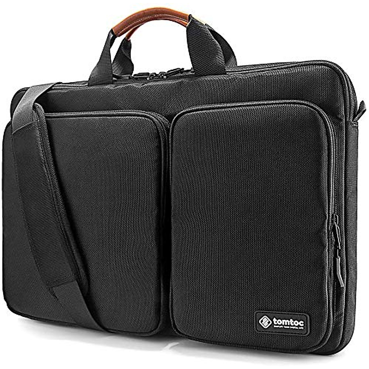 tomtoc 360 Protective Laptop Shoulder Bag for 15 Inch New MacBook Air M3/A3114 M2/A2941 2024-2023, 15 Inch Microsoft Surface Laptop 6/5, Water-Resistant Accessory Case for MacBook Pro A1990 A1707