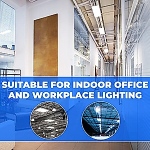 2FT LED High Bay Shop Light, 2FT 321W, 41730Lumens 5000K Daylight Linear Hanging Light for Warehouse Workshop Supermarket (dimmable) (321)