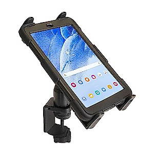 ARKON Mounts - Heavy Duty Tablet Holder with Clamp Stand | Tablet Mount for Mic Stand, Bed, Desk | 360° Adjustability | Stable and Durable iPad Stand | Fits iPad, Google, Samsung Galaxy and more