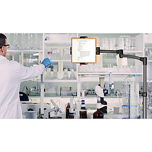 Levo Commercial G2 Deluxe iPad Rolling Floor Stand Cart Kiosk for Hospitals & Commercial with Locks for iPads, iPad Mini, iPad Pro, Galaxy, Nexus, Surface Pro, Fire, and Other Tablets and eReaders