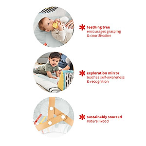 Skip Hop Baby Play Gym Montessori Inspired, Infant Playmat, Discoverosity