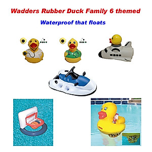 MORTENTR Rubber Duck Space Venture Shuttle, Brand Toy Bathtub Rubber Ducks That Floats Upright, Birthday Baby Shower, All Depts.Space Venture Future Dreaming Favor Gift c