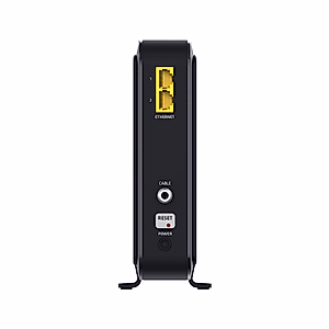 HUMAX HGD310 - DOCSIS 3.1 Cable Modem, Pairs with Any WiFi Router or Mesh WiFi, Approved for COX & Xfinity & Spectrum, Black, Max Internet Speed Plan 2000 Mbps
