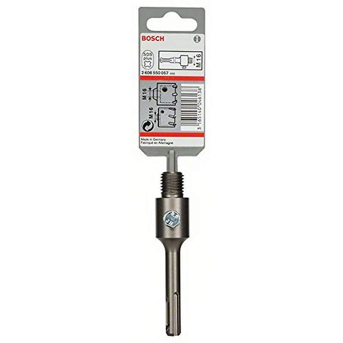Bosch 2608550057 SDS-Plus Shank for Core Cutters, 105mm, Blue