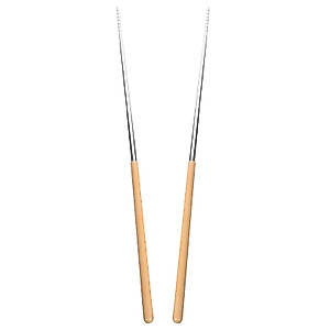 Luxshiny Stainless Steel Chopsticks Long Chopsticks Frying Cooking Chopsticks Foods Serving Chopsticks Hot Pot Chopsticks Public Chopsticks for Home Restaurant (40cm)