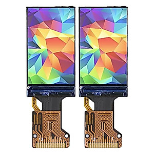 FECAMOS IPS Display Screen, Low Power Consumption TFT 1.08Inch 2Pcs IPS Display Accurate CG9203 Drive for Home for Factory