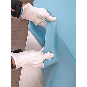 Neoprene Scuba Techno Athletic Double Knit All-Purpose Fabric by The Yard DIY Accessories Decor Fashion Clothing Aerobics (Navy Blue)