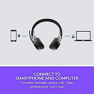 Logitech Zone Wireless Certified for Microsoft Teams Bluetooth Headset