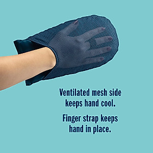 Conair Complete Care Protective Garment Steaming Mitt, Silver and Blue