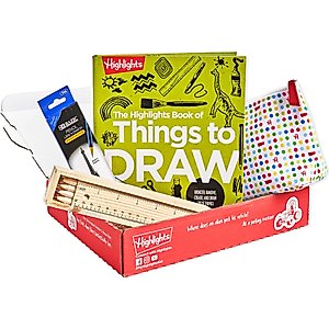 Highlights for Children Book of Things to Draw Activity Kit, Young Artist Set for Kids Ages 7+