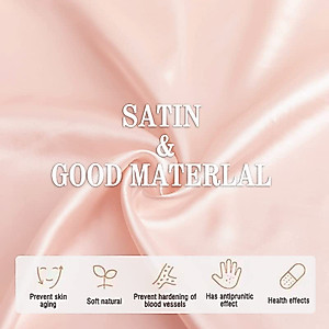 HeavySleepers Pillowcases Queen Size Set of 2,Silk Pillowcase for Hair and Skin,Pillowcase 2 Pack 20x30 inches, Slip Satin Pillowcase with Envelope Closure