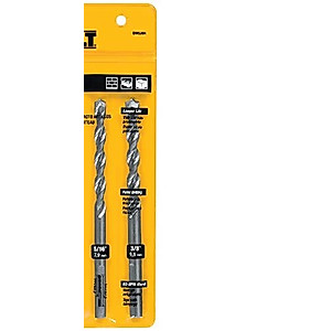 DEWALT Masonry Drill Bit Set, Percussion, 4-Piece (DW5204)