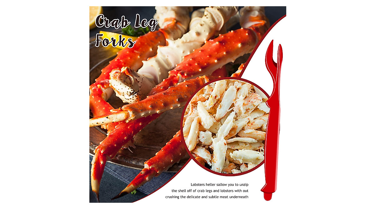 12Pcs Crab Legs Crackers Set for Seafood Shellfish Opening