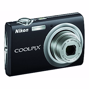 Nikon Coolpix S220 10MP Digital Camera with 3x Optical Zoom and 2.5 inch LCD (Graphite Black)