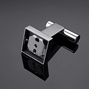 Miyili Bath Towel Hook Polished Stainless Steel Coat/Robe Clothes Hook for Kitchen Garage Wall Mounted (2 Pack), B02C2