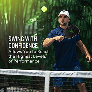 Paddletek Tempest Wave Pro Pickleball Paddle | Professional Pickleball Paddles with Carbon Fiber Surface, Tempest SRT Honeycomb Core & High Tack Performance Grip | USAPA Approved