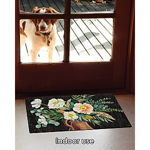 Toland Home Garden 800526 Rustic Bouquet Spring Door Mat 18x30 Inch Flower Outdoor Doormat for Entryway Indoor Entrance