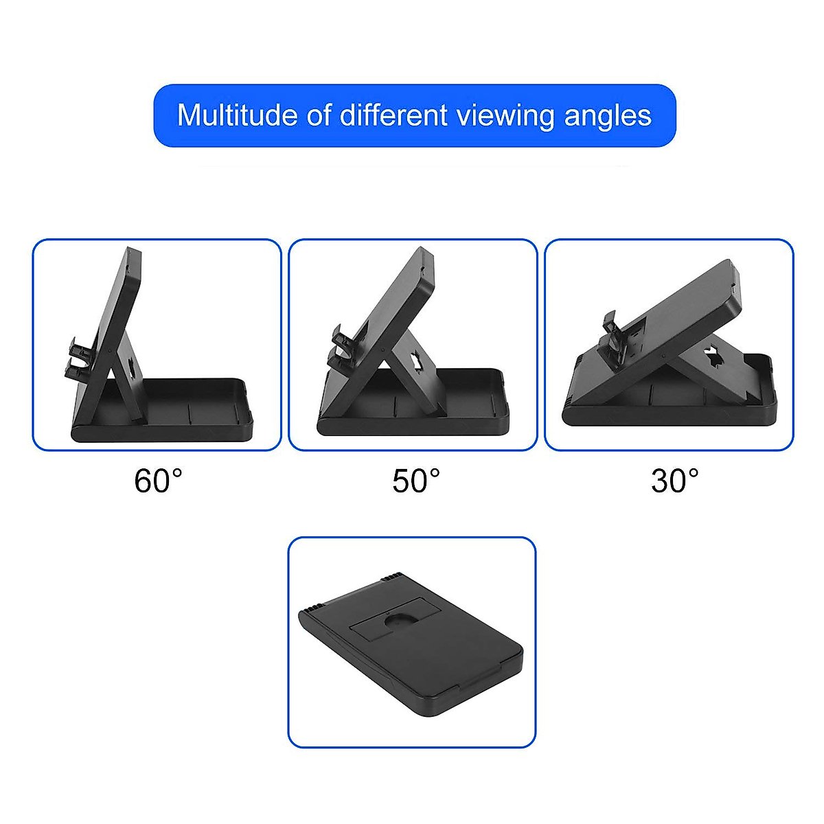Nintendo Switch Stand for Nintendo Switch Compact Foldable Multi Angle Holder Play Stand Compatible with Nintendo Switch Switch Lite IPad IPhone Samsung Galaxy Tab Android Phones Tablets E-Reader