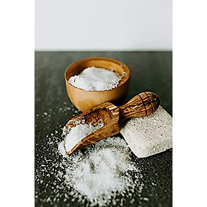 Olive Wood Bath Salt Scoop 5 inch