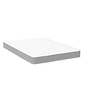 Little Seeds Moonglow 6 Inch Reversible Innerspring Mattress in a Box, Full Size