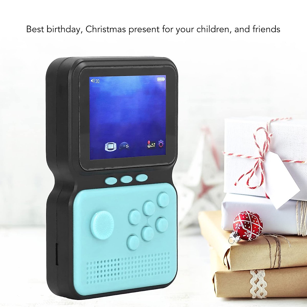 Handheld Game Console, Portable Retro Video Game Console with 4G Memory Card, Support TV Connection, Classic Retro Game Player Built in 1200mAh Rechargeable Battery, Kids and