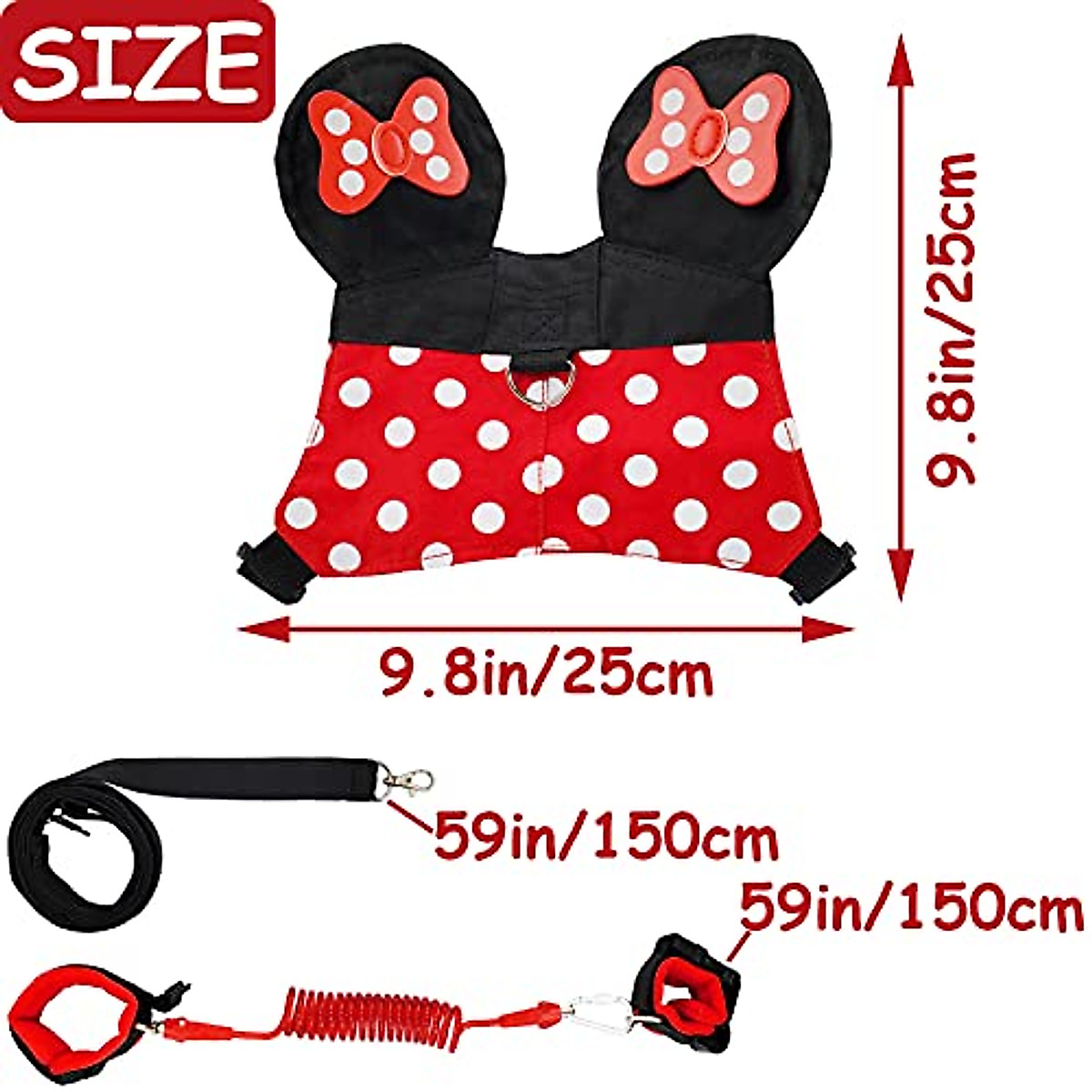 SHELLBOBO Child Backpack Leash for Toddlers & Kids Walking - 3in1 Wrist Link for Baby Girls