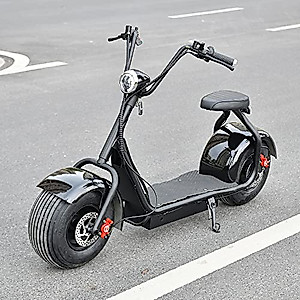 eHoodax Fat Tire Electric Scooter for Adults, 2000W 60V Citycoco Scooter Up to 25 Mph, LCD Display, Bright LED Headlight, Hydraulic Front and Rear Brakes for Safe Commuting