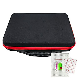 Diamond Painting Storage - 20/40/80 Bottles Portable Box for Beads, Seeds, Studs, Rhinestones, Buttons Organizing