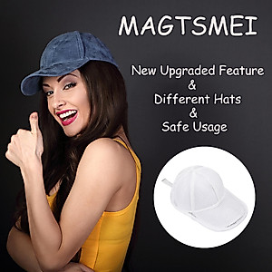 MAGTSMEI Hat Washer for Baseball Caps, 1Pack Hat Cleaner for Baseball Caps, Hat Storage Hat Holder cage for Dishwasher, Foldable Washing Hat Rack Protector Organizer for Flat & Curved Hats