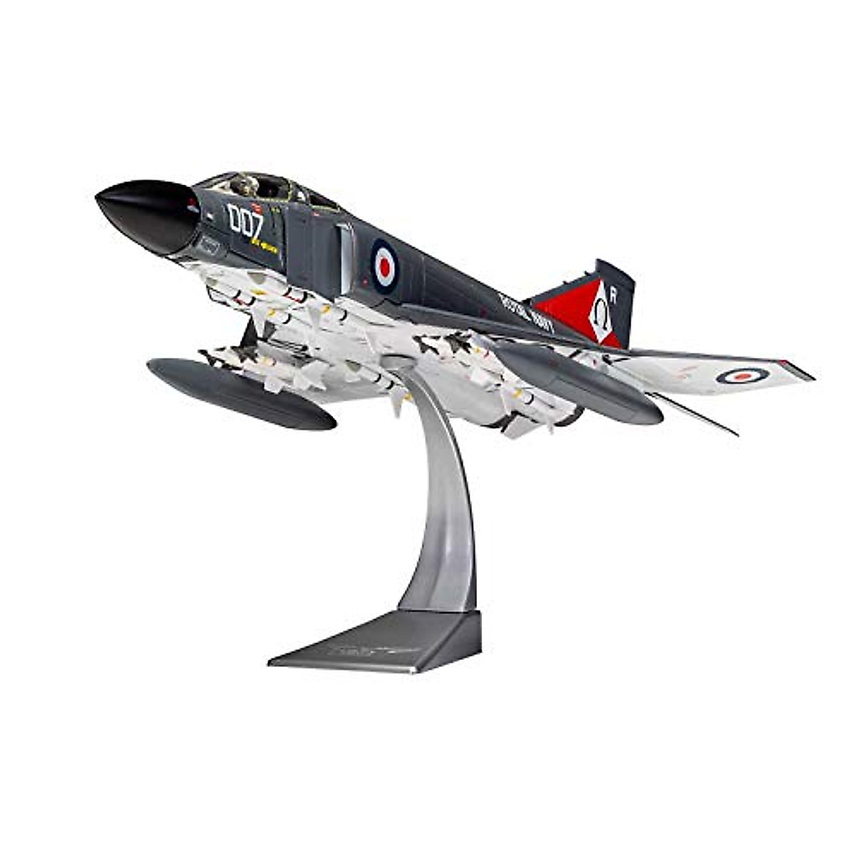 Corgi Diecast Mcdonnell Douglas Phantom FG.1 HMS Ark Royal 1:48 Military Aircraft Display Model AA27901, Black