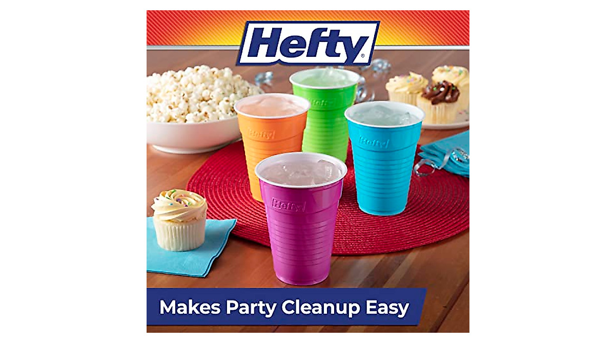Hefty 16 oz Disposable Party Cups - 100 Pack