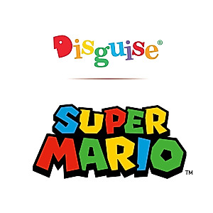 Disguise Mario Hat and Mustache Costume Set, Official Super Mario Bros Costume Accessories for Kids, One Size