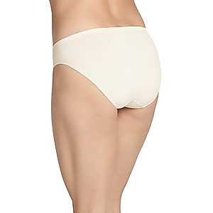 Jockey For Her Comfies 3-pk. Hi-Cut Panties 3326 IVORY/BLACK/WHITE 8