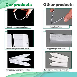 Plant Labels 300Pcs 4 Inch Plastic Plant Name Tags for Seedlings Garden Labels Markers Nursery Plant Tags Seed Labels Plant Label Stakes with Permanet Marking Pen Plant Markers for Outdoor Garden