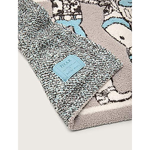 Barefoot Dreams CozyChic Toy Story Stroller Blanket, Light Gray Multi-30” x 40”