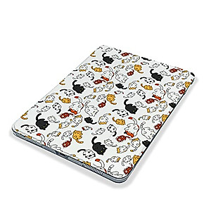 Cute Cats Animal Kawaii Kitten case Compatible with iPad Mini Air Pro 7.9 8.3 9.7 10.2 10.9 11 12.9 inch Pattern Cover New 2022 2021 Trifold Stand 3 4 5 6 7 8 9 Generation 420 (10.2" 7/8/9 gen)