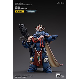 BLOOMAGE JOYTOY (BEIJING) TECH Warhammer 40K: Ultramarines Primaris Captain Sidonicus 1:18 Scale Action Figure