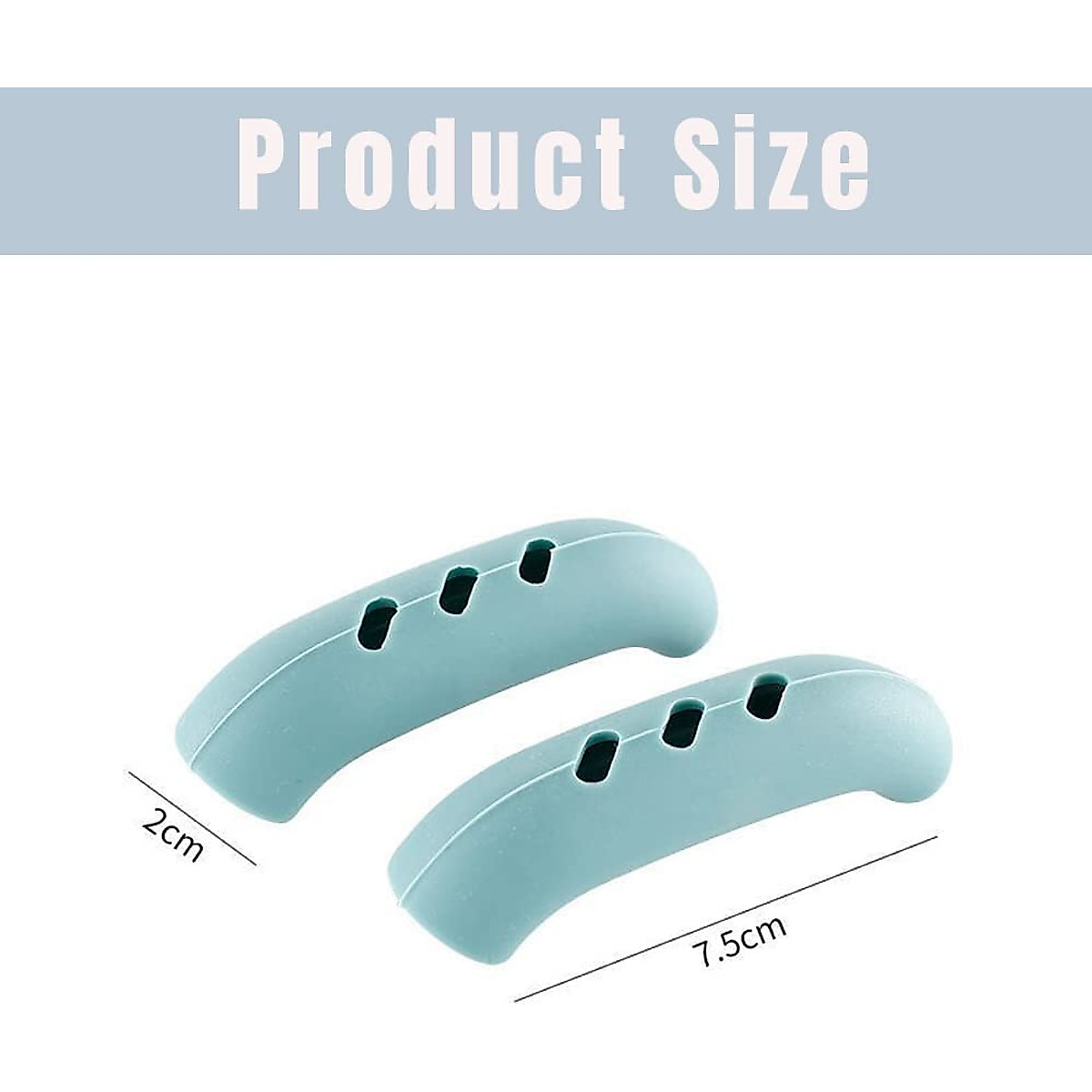 Silicone Anti-Scald Pot Handle Cover, 2023 New Anti-Scald Assist Handle Holder, Silicone Pot Handle Holder, Non-Slip Pot Holder Sleeve Pot Lid Handle, Silicone Handles for Pots and Pans (A*3Pair)