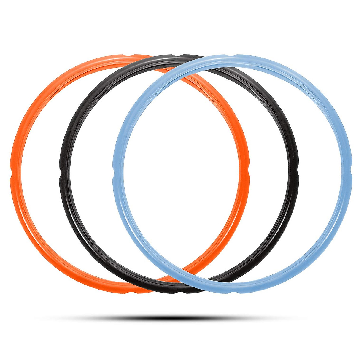 Silicone Sealing Ring for 8 Qt, Replacement Seal Gasket for Instant Pot 8 Quart Model, Food-grade Silicone, Fits Duo 8 Quart, Lux 8 Quart, Duo Plus 8 Quart, Ultra 8 Quart, Viva 8 Quart, 3-Pack