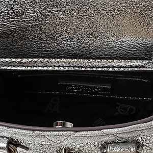 Steve Madden Twinkle Rhinestone Mini Bag, Silver