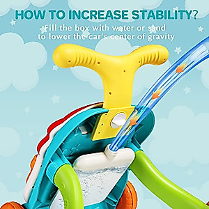 3 in 1 Sit to Stand Walker, Baby Push Walker with Musical Play Table, Speed & Height Adjustable Learning Walker for Baby for 12 Month and Up